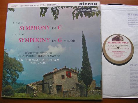 Bizet Symphony In C Lalo Symphony In G Sir Thomas Beecham French