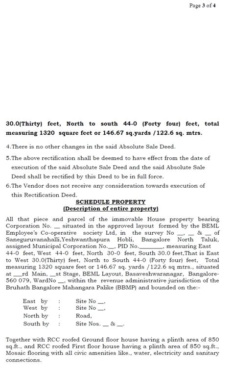 Rectification Deed Pgn Property