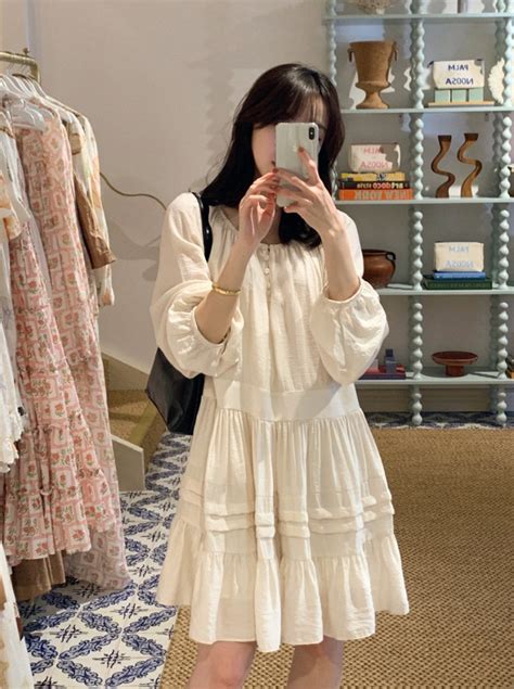 98도씨 피오나 캉캉 셔링 미디원피스