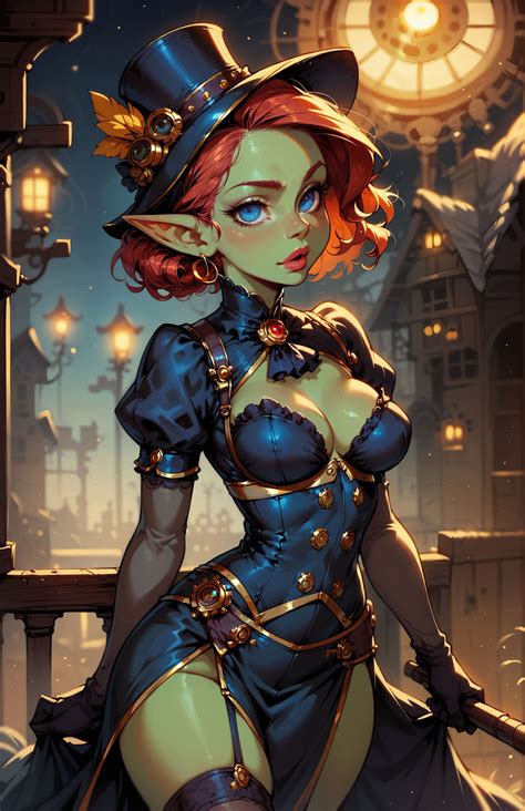A Clockwork Lady Goblin By Malgosh On Deviantart