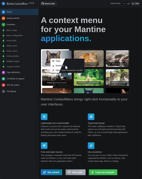 Mantine Contextmenu · Mantinedev · Discussion 4069 · Github