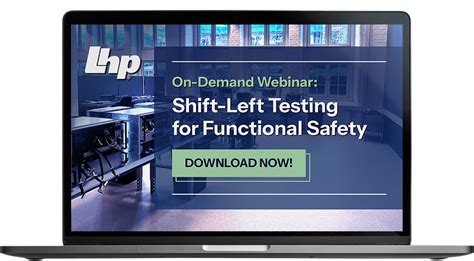 On Demand Webinar Shift Left Testing For Functional Safety