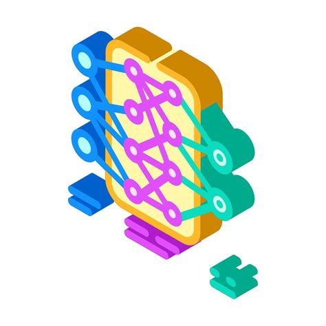 Neural Network Diagram Machine Learning Isometric Icon Illustration 54190310 Vector Art At Vecteezy