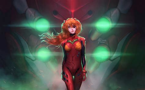 Asuka Langley Soryu Neon Genesis Evangelion Wallpaperhd Anime