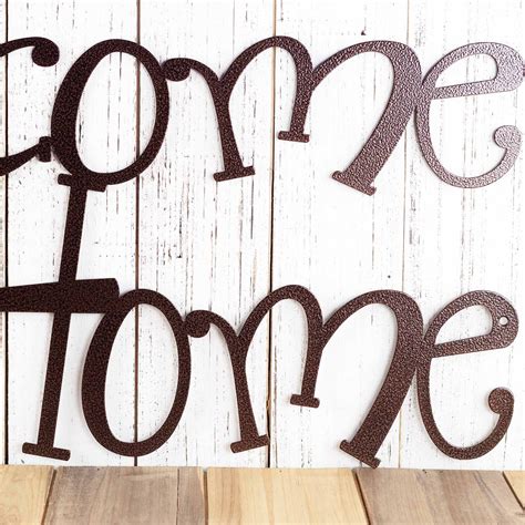 Welcome To Our Home Metal Sign Metal Wall Art Outdoor Sign Home