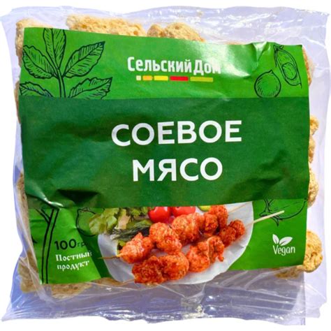Соевое мясо «Сельский дом 100 г купить в Минске недорого в интернет магазине Едоставка