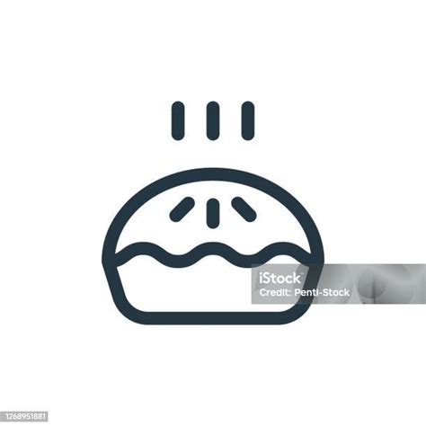 흰색 배경에서 격리된 파이 벡터 아이콘입니다 개요 웹 사이트 디자인 및 모바일 응용 프로그램 개발을위한 얇은 라인 파이 아이콘 얇은 선 파이 윤곽선 아이콘 벡터