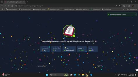 Cybersecurity Tryhackme Pentesting Infosec Reportingskills Professionaldevelopment