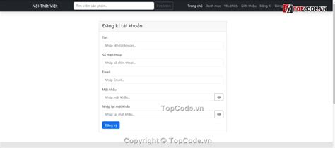 Full code thương mại điện tử website quản lý cửa hàng bán nội thất PHP và MySQL Boostrap