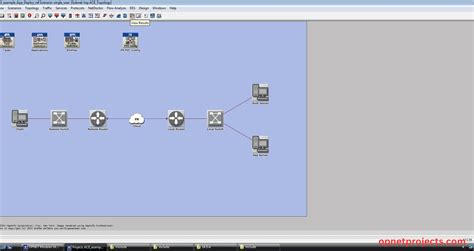 Executing The Example Program For Ip Cmn Rte Table Header Opnet Projects