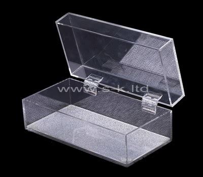 Custom Clear Acrylic Display Case With Lid Perspex Storage Box