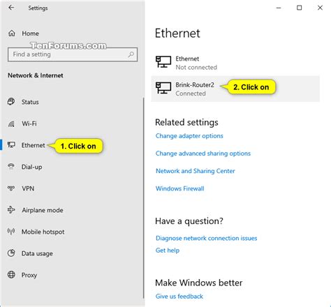 Set Network Location To Private Public Or Domain In Windows 10