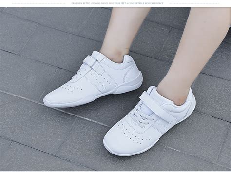 盈锐儿童竞技健美操鞋子白色啦啦操鞋训练比赛鞋舞蹈鞋外穿时尚夏 阿里巴巴