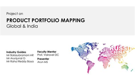 Product Portfolio Mapping Arun Ms Pdf