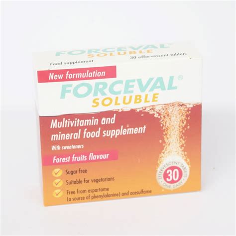 Forceval Soluble Effervescent Tablets 30 Ashtons