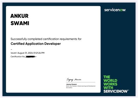 Ankur Swami अंकुर स्वामी On Linkedin Servicenow Servicenowcad Servicenowcertification