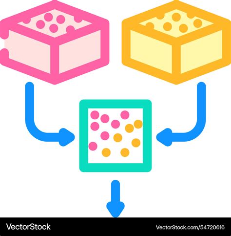 Training Data Machine Learning Color Icon Vector Image