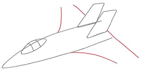 آموزش نقاشی جت جنگنده کودکانه در 9 مرحله ساده