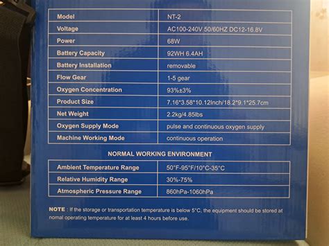 Secondhand Varon Nt 02 2 2kg Portable Oxygen Concentrator Medbidding