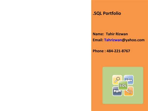 Sql Projects Detail Ppt