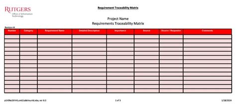 39 Useful Requirements Traceability Matrix Templates FREE