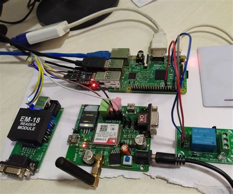 Smart Door Lock Using Raspberrypiandgsmmodemsim800rfid 5 Steps Instructables