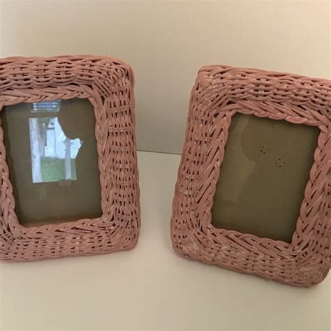 8x10 Wicker Picture Frames Etsy