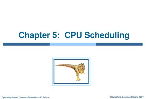 ppt chapter 5 cpu scheduling powerpoint presentation free download