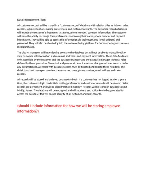 Data Management Plan Pdf