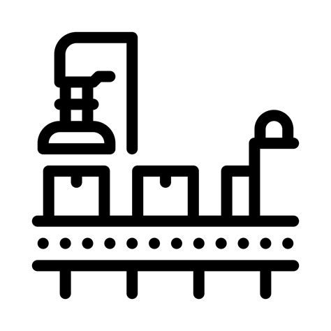 Manufacturing Process Icon Vector Outline Illustration 17322469 Vector
