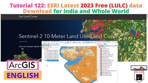 esri latest year free land use land cover 10 meter lulc data download