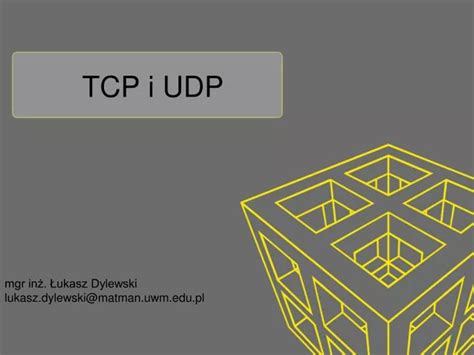 PPT TCP I UDP PowerPoint Presentation Free Download ID 4658673