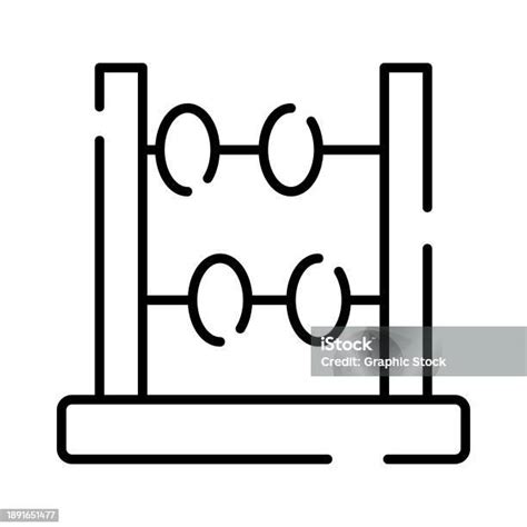 Primary Counting Education Amazing Vector Of Abacus Mathematical Calculating Frame Stock
