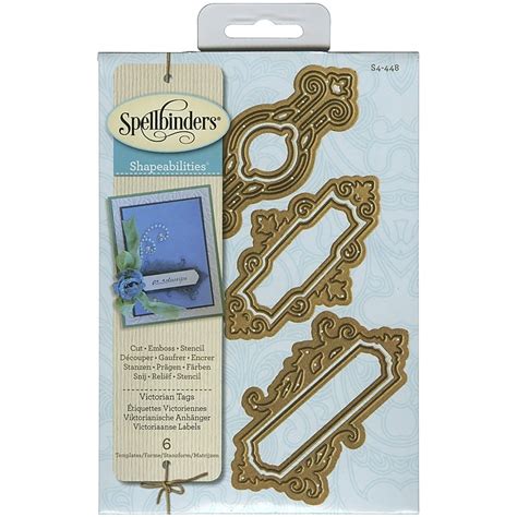 Spellbinders® Victorian Tags Shapeabilities Die Gold Image 1