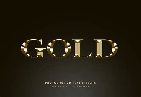 Gold Text Effect Style Psd Graphic By Mdmijanur0187 · Creative Fabrica