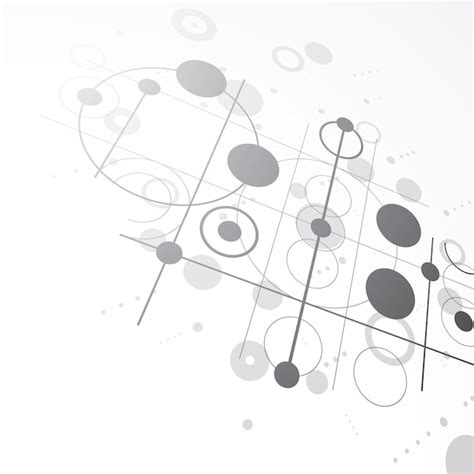 3d 벡터 Bauhaus 추상 단색 배경은 격자와 겹치는 단순한 기하학적 요소 원 및 선으로 만들어집니다 레트로 스타일 아트웍 광고 포스터용 그래픽 템플릿 프리미엄 벡터