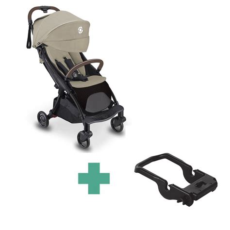 Lot Poussette Stoll Lite Taupe Connecteur Oxybul éveil Et Jeux