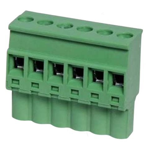 6Pin 5 08mm Pitch Pluggable Female Terminal Block Connector Straight SRK ELECTRONICS