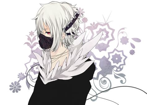Аниме парень с черно белыми волосами Zefirka Club фото и картинки