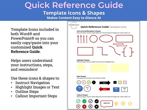 Sample Quick Reference Guide Template Template Samples