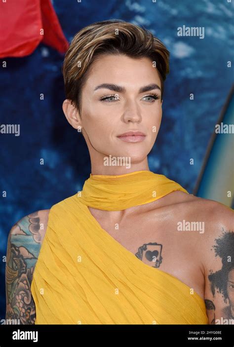 Ruby Rose At Warner Bros The Meg U S Premiere Held At The Tcl Chinese Theatre On August