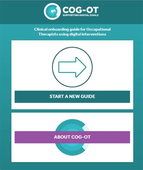 Cog Ot Clinical Onboarding Guide For Occupational Therapists Involve Me Digital Health