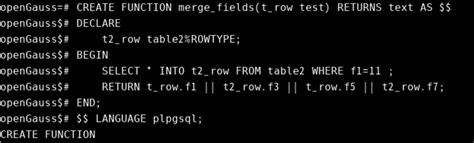 Plpgsql实战:opengauss数据库开发技巧plpgsql Csdn博客 Plpgsql实战:opengauss数据库开发技巧plpgsql Csdn博客