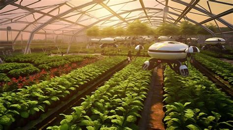 Premium Ai Image Modern Agricultural Technologies For Growing Plants