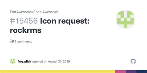 Icon Request Rockrms · Issue 15456 · Fortawesomefont Awesome · Github