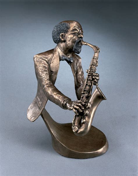 Mark Hopkins Jazz Sax Ii Mixed Midia Sculpture