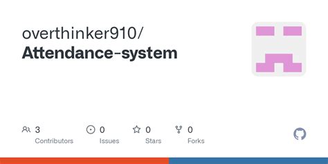 Github Overthinker Attendance System
