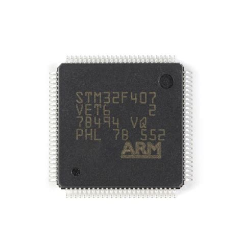 MCU Chip Bit Microcontroller Lqfp Stm F Vet Semiconductor Microcontroller And Stm F