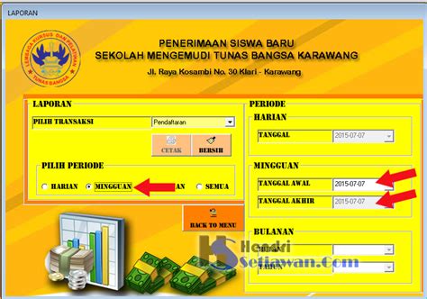 Membuat Laporan Mingguan Visual Basic Menggunakan Crystal Report