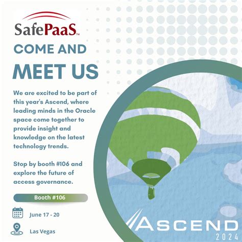 Safepaas On Linkedin Ascend Oracle Oatug Accessgovernance Lasvegas